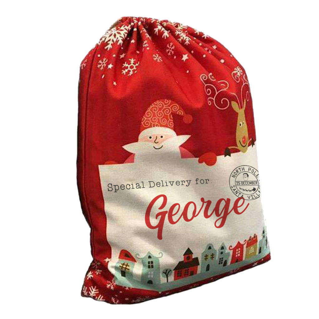 Personalised Santa Present Sack - The Dandy Arthouse